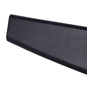 KARPAL Tailgate Spoiler Top Protector Cover Molding Cap Compatible with 2009-2018 Dodge Ram 1500 2010-2018 2500 3500 TO1904100 ABS Black