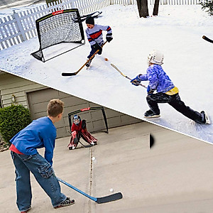 Wiel Soccer Goal, 4Ft x 3Ft Net Easy Fold-Up Training Goals W' Reflective Strips for Playing at Nightfall, Set of 2 for Family Team Kids Backyard Games