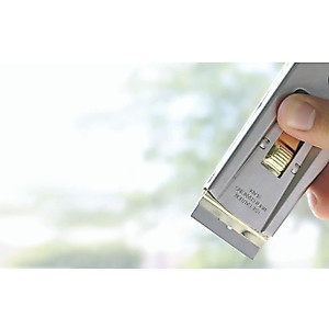 American Line Single Edge Razor Blades - 5000 Blades - .009 Inch Made of High Carbon Steel Utility Blades with Aluminum Backing, Sharp - Fit Box Cutters and Razor Blade Scraper - 66-0089-50P