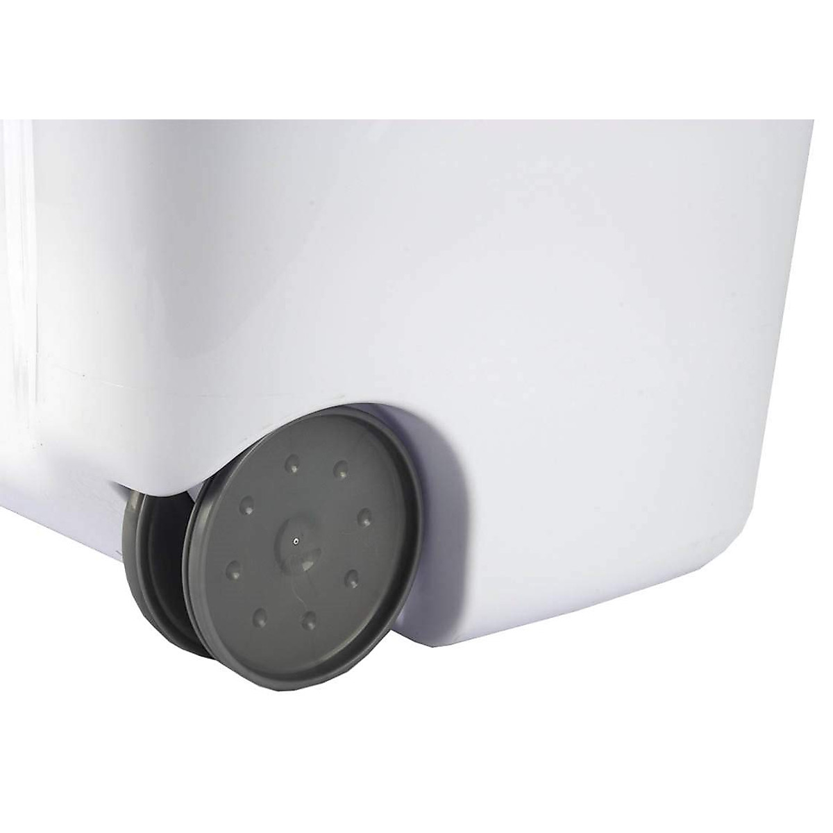 Sterilite, White 12228003 Hamper with Handles and Wheels, Large