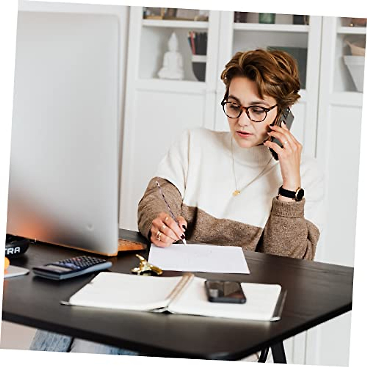 FAVOMOTO 2pcs Glass Dip Pen Wedding Sets Quill Pen Set Stained Glass Glass Dip Pen Set Calligraphy Pen Decorative Note Pen Stationery Office Stationery Drawing Pen Black Note Pen