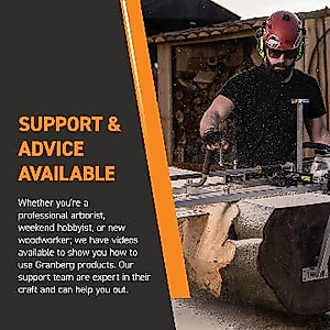 Granberg Chainsaw Alaskan Sawmill MKIV, G778-48 - Cordless Portable 48 Inch Wood Cutting Machine Guide - Log Cutter Planer - Woodworking Tools Kit Equipment - Router Case Attachment Accessories Part