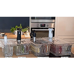 LIPAVI C5L-AP Lid for LIPAVI C5 Sous Vide Container, with cut-out for the Anova Precision immersion circulator