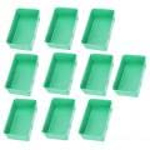 Leftwei 10Pcs Bird Food Water Feeder, Bird Seed Food Feeding Watering Dish Cups Plastic Hanging Bowl Trough Bird Bathtub Accessories for Poultry Parrot Pigeon Parakeet Budgie Cage