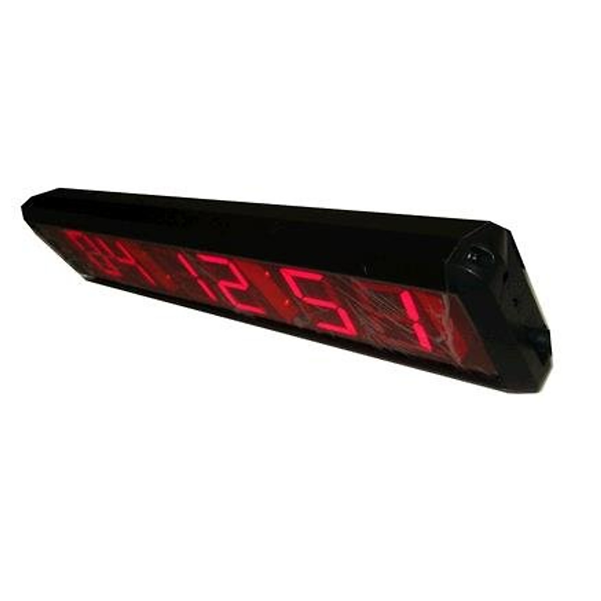 GOODRELIISH 2.3" High Character LED Wall Clock Digital Countdown and Up Timer by IR Remote Control, Red