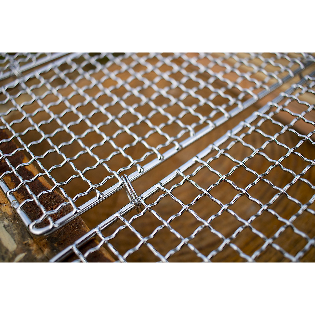 Family 3-Pack - The Original Bushcraft Grill - Welded Stainless Steel High Strength Mesh (Campfire Rated) - Expedition Research LLC, USA