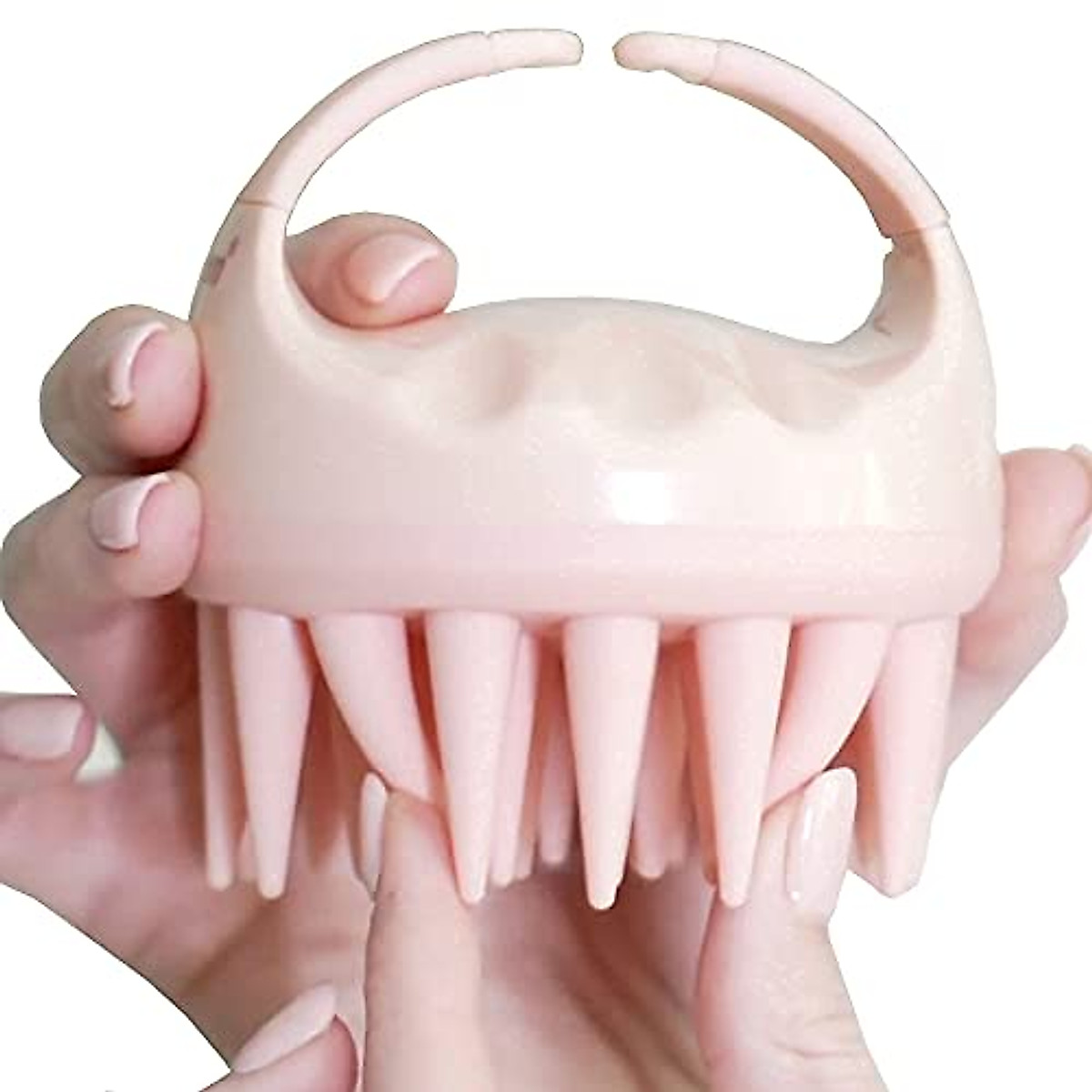 Scalp Massager - Shampoo Brush with Extra Long Soft Silicone Bristles for Dry & Wet Hair, Dandruff Reducing Head Scrubber with 3 Pack of Quick Dry Hair Towel Wrap