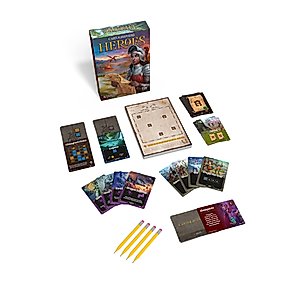 Thunderworks Games - Cartographers Heroes | Standalone Expansion and Core Game | Award-Winning Game of Fantasy Map Drawing | A Roll Player Tale | Strategy Board Game | Flip and Write | Ages 10+