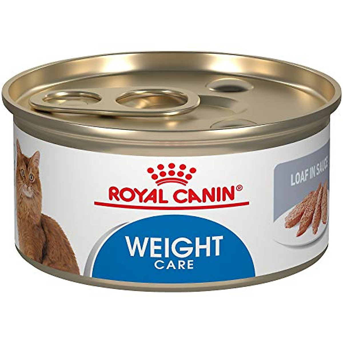 Royal Canin Feline Weight Care Loaf in Sauce Canned Adult Wet Cat Food, 3 oz cans 24-count