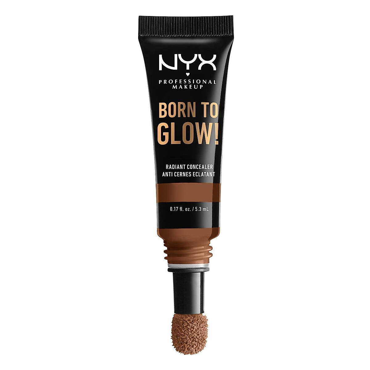 NYX PROFESSIONAL MAKEUP Born To Glow Radiant Concealer, Medium Coverage - Cappuccino