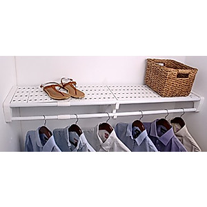 EZ Shelf - Shelf Top ACCESORY ONLY for Closet and Garage Shelves - White