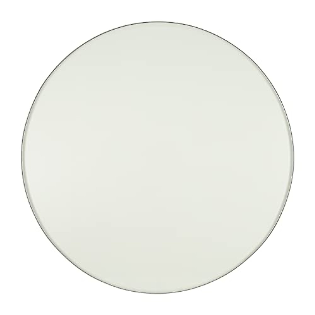 Pro Safe Glass Pro Safe 29'' Round Tempered Clear Glass Table Top - 3/8'' Thick with Flat Polish Edge