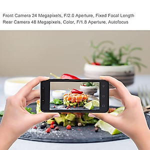 S21 Ultra 5.0in Smartphone, HD Screen 1G 4G 24MP 48MP Dual Card 4900mAh Multi Function Mobile Phone, F/2.0 Aperture Fixed Focal Length Delicate Gentle Touch 110‑240V(USA)
