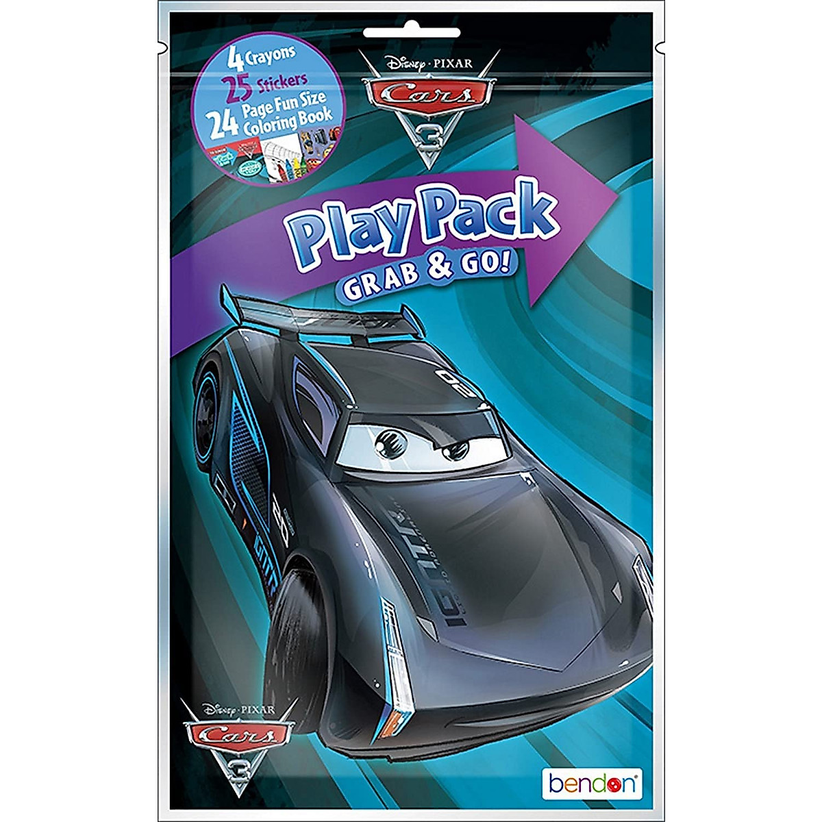 Bundle of 12 Disney Pixar Cars 3 Grab and Go Play Packs