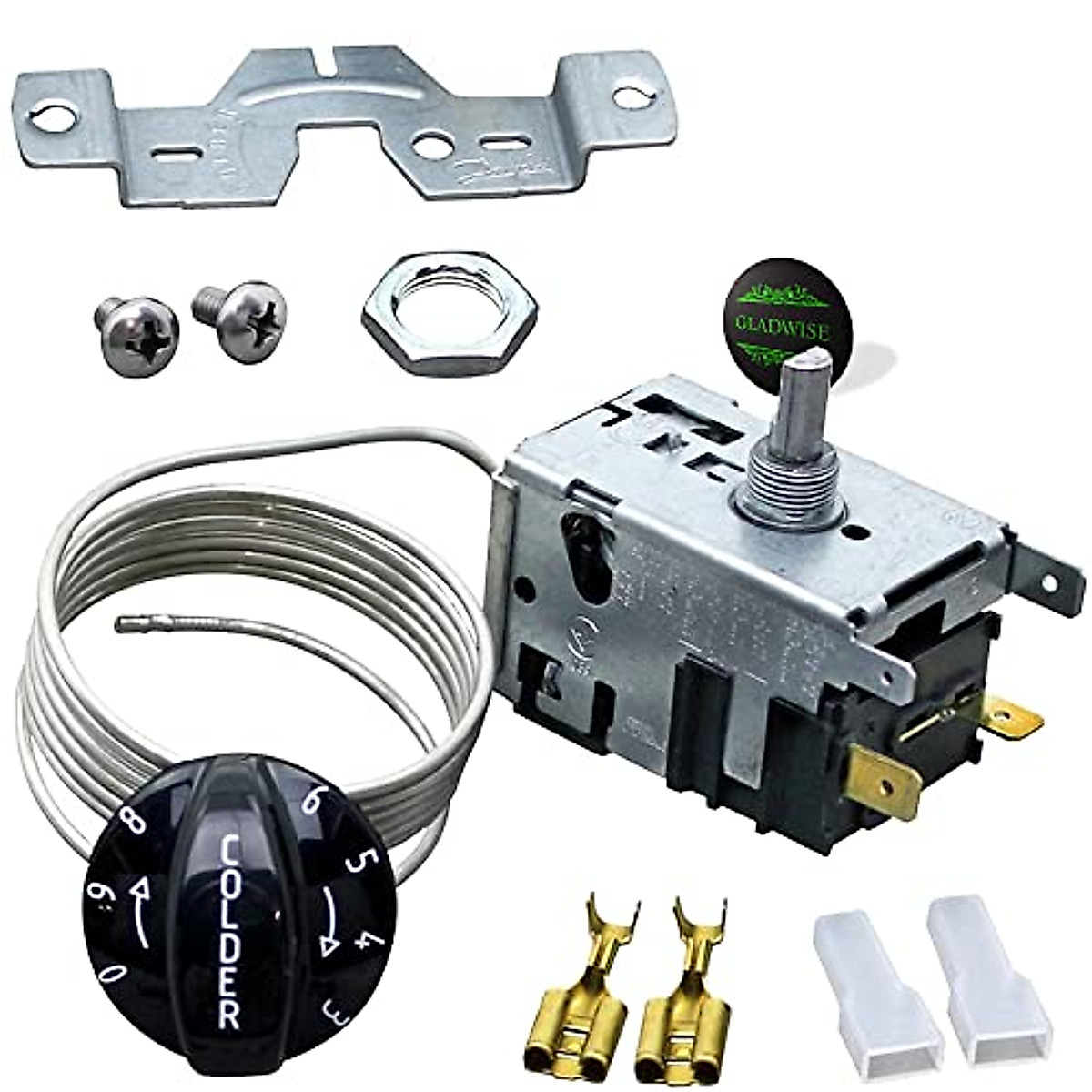 TRUE 959268 988294 Temperature Control Kit - GE3ART55VAA3 Refrigerator Parts Thermostat. Genuine OEM Replacement Part with Sticker