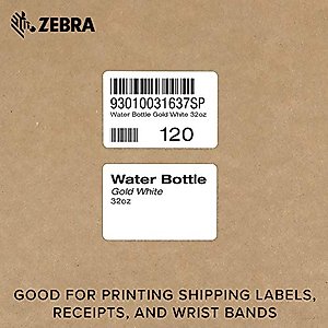 ZEBRA GC420d Direct Thermal Desktop Printer Print Width of 4 in USB Serial and Parallel Port Connectivity GC420-200510-000