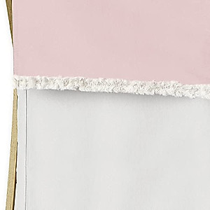 Sweet Jojo Designs Boho Chic Pink Modern Pastel Baby Kid Clothes Laundry Hamper - Bohemian Geometric Elegant Cream Off White Ivory Mid Century Retro Abstract Tuft Tufted for Color Block Collection