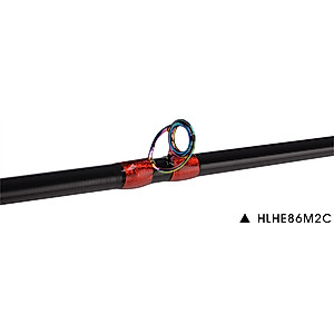 TICA HLHE96M2S Salmon/Steelhead, Black/Red, 9'6'' - Medium