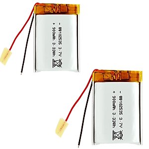 FREEDOH Polymer Lithium Battery 3.7V 900mAh Lithium-ion Rechargeable Battery 102535 Li-Polymer ion Backup Battery with Protection Board (2pcs)