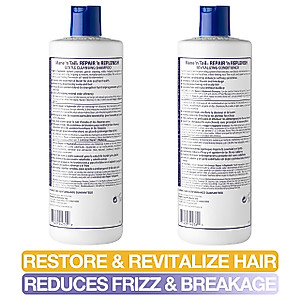 Mane ’n Tail Sulfate Free Repair ’n Replenish Gentle Cleaning And Replenishing System (15.2 Oz Each)