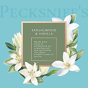 Pecksniff's Moisturizing Hand Wash - Vitamin B Enriched, Natural & Gentle Cleanser, Luxurious Hand Wash 500ml/16.9 fl oz (Sandalwood & Vanilla)