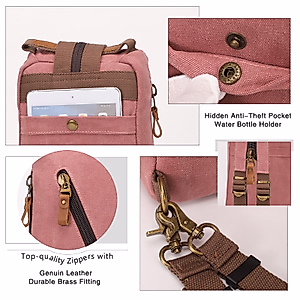 KL928 Canvas Sling Bag - Small Crossbody Backpack Shoulder Casual Daypack Rucksack for Men Women