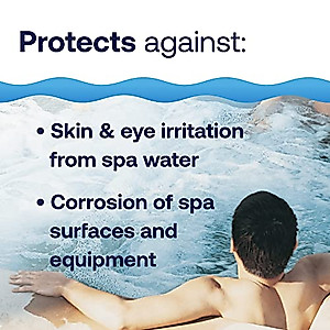 HTH Spa Care Alkalinity Up, Spa & Hot Tub Chemical Raises Alkalinity, Stabilizes pH Fluctuation, 1.25 lbs