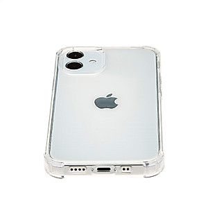 Amazon Basics Shockproof and Protective Case for iPhone 12 Pro Max, Crystal Clear