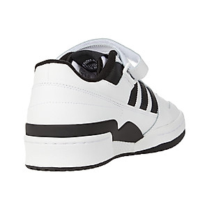 adidas Men's Forum Low Sneaker, White/White/Black, 11