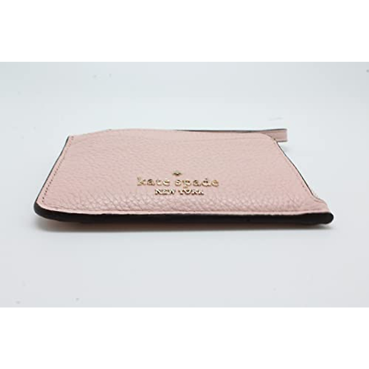 Kate Spade New York Leila Leather Card Holder Wristlet Rose Smoke