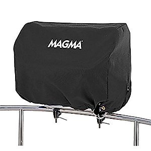 Magma Products A10-990JB, Rectangular Grill Cover, 9 inch x 18 inch Primary Cooking Grate Size, Jet Black