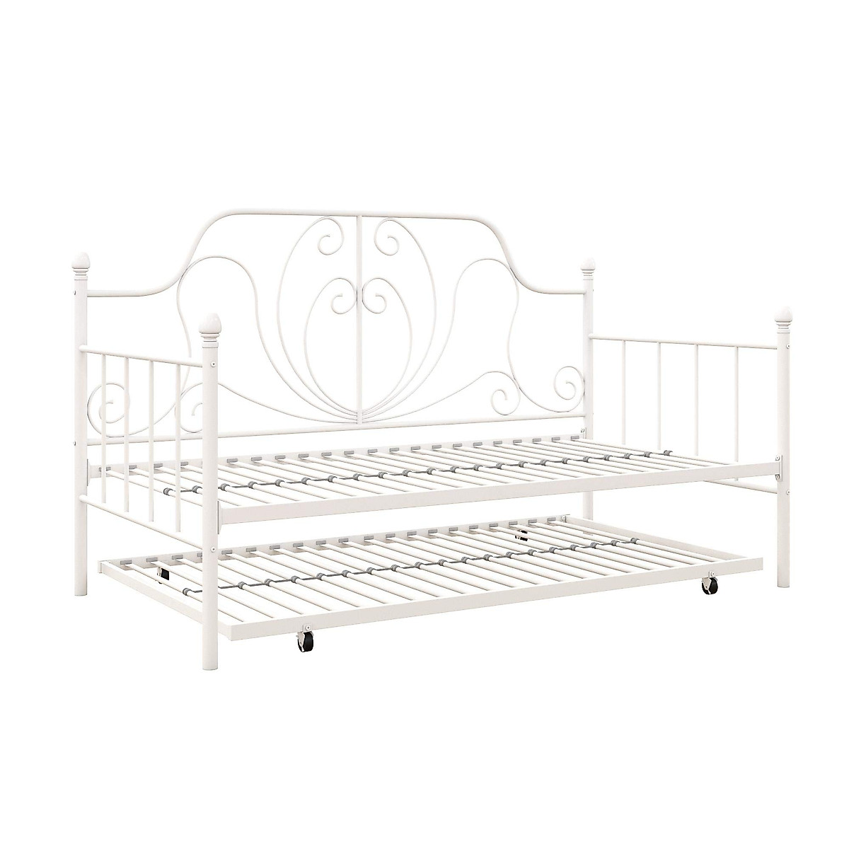 DHP Lucie Metal Twin Size Frame, Black Daybed