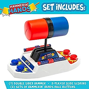Franklin Hammerin' Hands Game - 2-Player Competition - Kids Interactive Game - Fun Competitive Game for Girls and Boys of Ages 3+