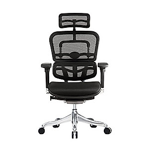 Eurotech Seating Ergo Elite High Back Chair, Black