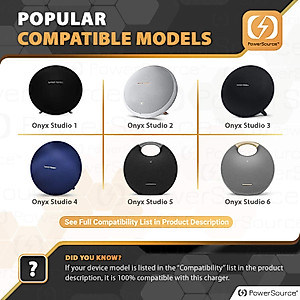 PowerSource 19V UL Listed 14Ft Extra Long AC Adapter Charger for Harman Kardon Onyx Studio 1 2 3 4 5 6 7 8 NSA40ED-190200 Wireless Speaker Replacement Power Supply Cord