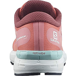 Salomon Sonic 4 Confidence Running Shoes for Women, Persimon/White/Ebony, 7
