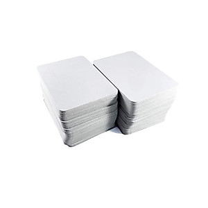 Apostrophe Games Miniature Blank Playing Cards (Matte Finish) 200 Blank Cards, 2.68" x 1.75", Half Size Poker Cards, Flash Cards, Board Game Cards