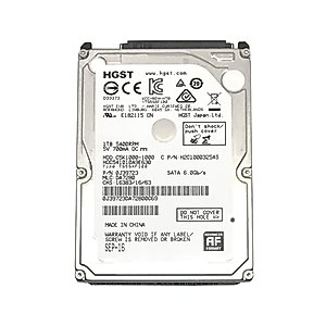 HGST HCC541010A9E630 1TB 5400RPM 8MB SATA 6Gb/s (9.5mm) 2.5inch Notebook Hard Drive - 3 Year Warranty