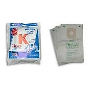 Hoover Type K Canister 2 Ply Vacuum Paper Bags 3 P