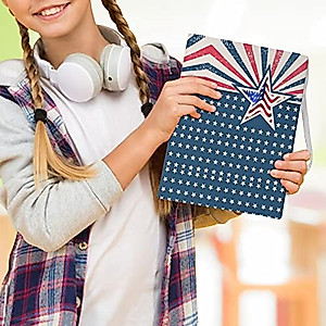 TODIYADDU Shining Pentagram Fabric Book Cover for Teachers Book Protector- Padded Detachable Dustproof Book Pouch Textbook Cover Aa Big Book Cover