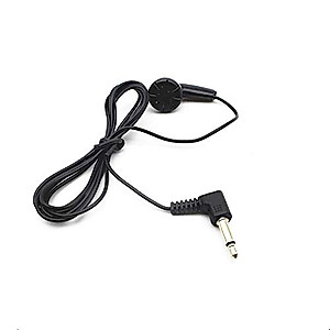 Saidbuds 100 Pack Bulk Mono Earbud Single Side Earphone Disposable Headphone for Tour Guide System,Museum,Hospital,School and Airlines