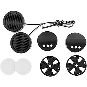VOYZ Mini Car Tweeter Kit - 180W Power | 1.6" High Frequency Silk Dome | High Fidelity, Efficiency | 4Ω Impedance | Dual Mounting - Surface or Angle | Black - 1 Pair