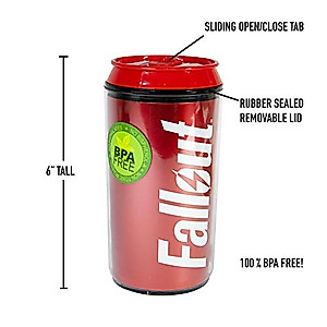 JUST FUNKY Fallout Collectibles | Fallout Nuka Cola Travel Can | 5.5 Inches