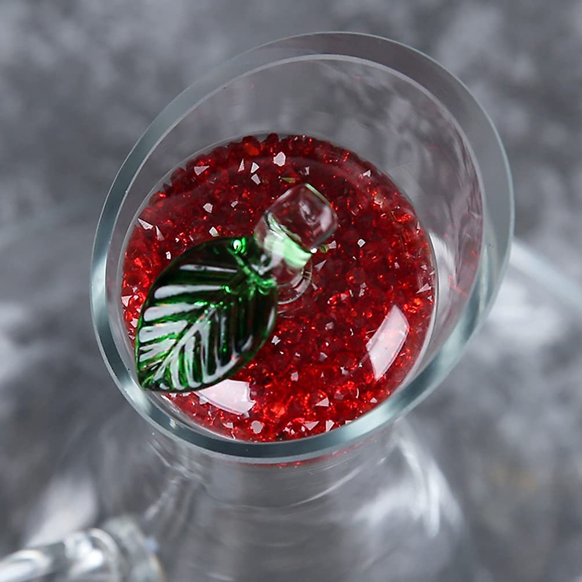 Cabilock Wine Bottle Glass Plug Ball Stoppers Fruit Shaped Caps for Wine Decanter Carafe Bottle Replacement Sealing Stoppers