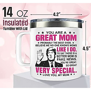 LIZAVY - Gifts for Mom from Daughter, Son - Mom Gifts from Daughters, Sons - Birthday Gifts for Mom, Mom Birthday Gifts - Mothers Day Gifts for Mom - Mothers Day Gifts from Daughter - Mom Mug 14Oz