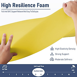 ROFIELTY Bench Cushion 30 inch, Bench Cushion for Indoor/Outdoor use Outdoor Swing Cushions, Waterproof and Durable Resistant Furniture Patio Cushion. (Stripes-Black, 30x14x2.5)