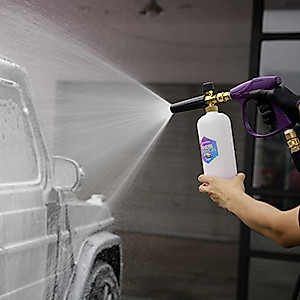 Sooprinse Foam Cannon Snow Foam Lance Nozzle Pressure Washer Jet Wash，Foam cannon lance kit with Pressure Washer Spray Gun,30 Degree Gutter Cleaner Wand with Nozzle Tip Attachment