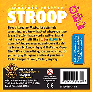 Grand Gamers Guild Stroop