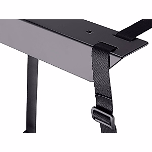 Monoprice Computer Case CPU Tower Holder - Low Profile Under Desk Mount, Supports Up to 22 Lbs, Horizontal or Vertical Mounting, Designed for Use with Sit-Stand Desks - Workstream Collection