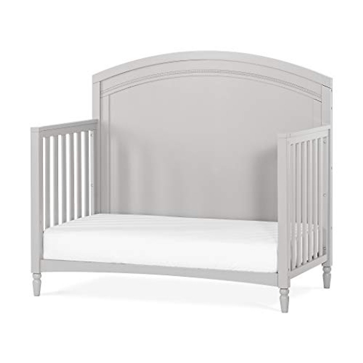 Child Craft Stella 4-in-1 Convertible Crib, Baby Crib Converts to Day Bed, Toddler Bed and Full Size Bed, 3 Adjustable Mattress Positions, Non-Toxic, Baby Safe Finish (Gentle Gray)